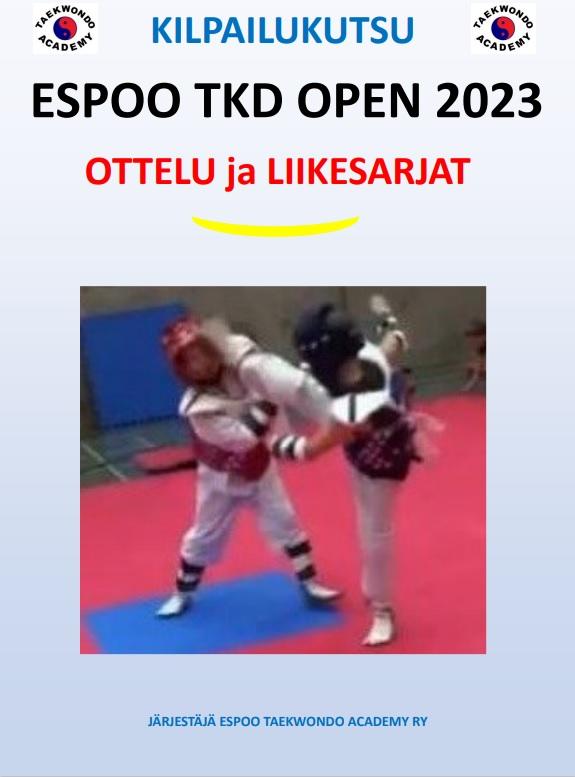 ESPOO TKD OPEN 2023 - Espoo Taekwondo Academy ry